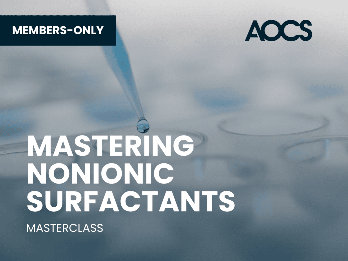 Masterclasses - AOCS